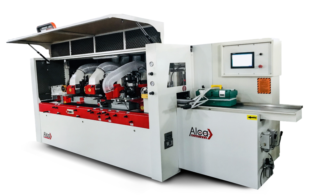 Plaina Moldureira New Generation | 200mm 06 eixos | Alca Máquinas