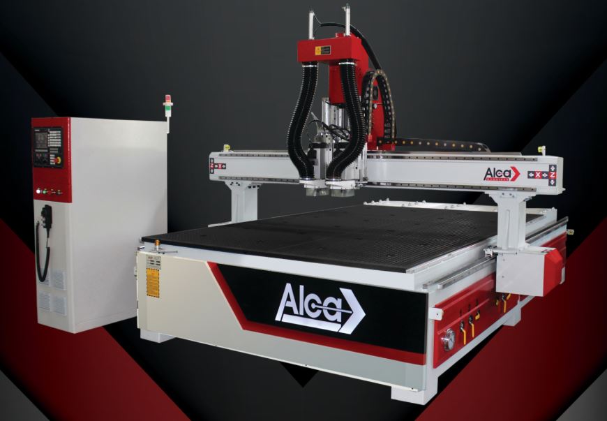 Router CNC Modelo AL- 2030 DS, 02 Spindles, 380 Volts, Marca Alca ...